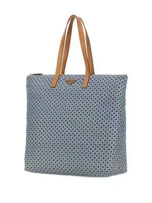 Prada Geometric-pattern Tote Bag - Blue