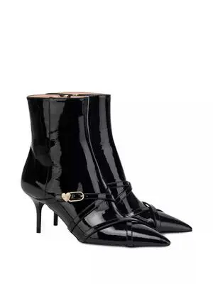 Moschino Pointed-toe Ankle Boots