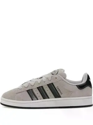 Adidas Campus 00's Suede Three-stripe Sneakers - Grey