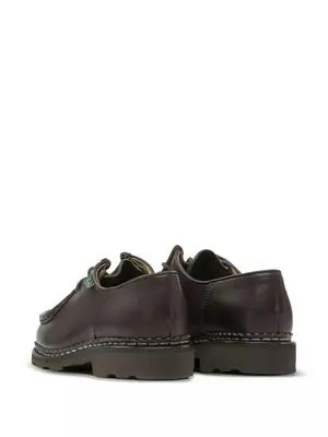 Paraboot Leather Lace-up Loafers - Brown