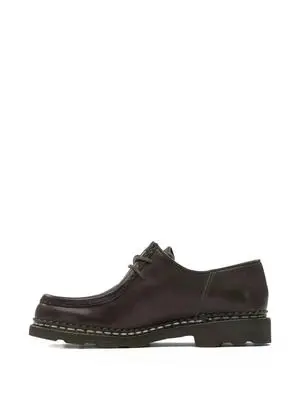 Paraboot Leather Lace-up Loafers - Brown