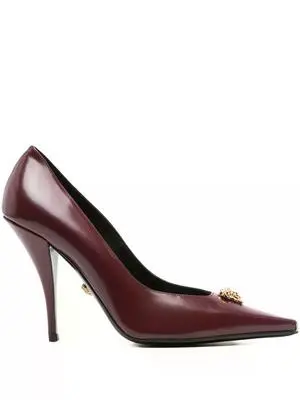 Versace 110mm Medusa-embellished Pointed-toe Pumps