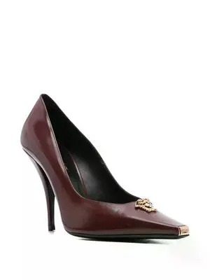 Versace 110mm Medusa-embellished Pointed-toe Pumps