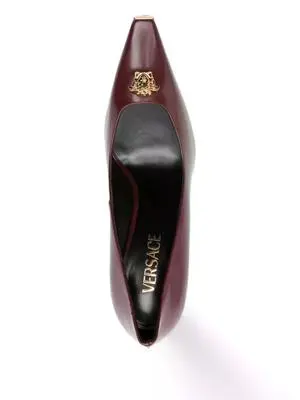 Versace 110mm Medusa-embellished Pointed-toe Pumps