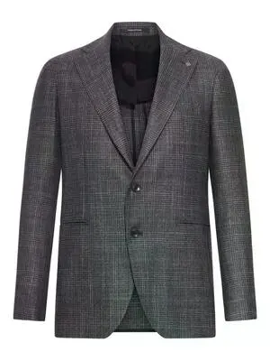 Tagliatore Checked-print Two-button Blazer - Black