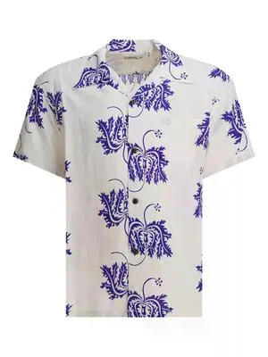 SUN SURF Aloha Floral-print Shirt - Neutrals