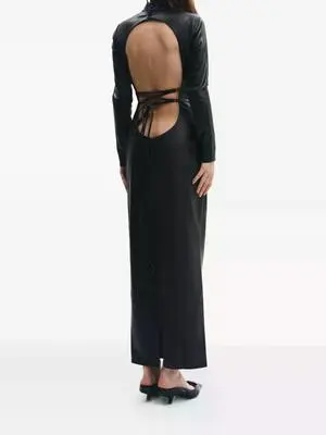 LIKA Lace-up Backless Maxi Dress