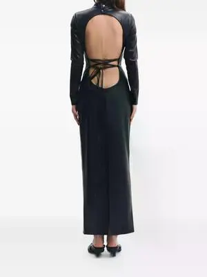 LIKA Lace-up Backless Maxi Dress