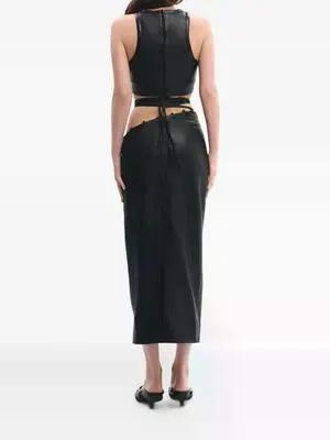 LIKA Midi Wrap Skirt - Black
