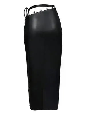 LIKA Midi Wrap Skirt - Black