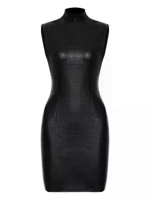 LIKA Crocodile-effect Mini Dress