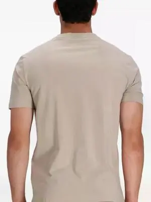 BOSS Logo-detail Cotton T-shirt - Grey