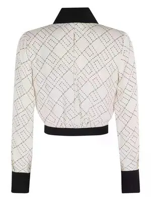 Elisabetta Franchi Geometric-pattern Shirt