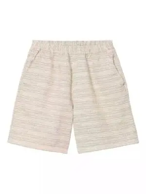Carhartt Work In Progress Stripe-pattern Elastic-waist Shorts