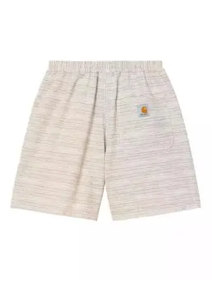 Carhartt Work In Progress Stripe-pattern Elastic-waist Shorts