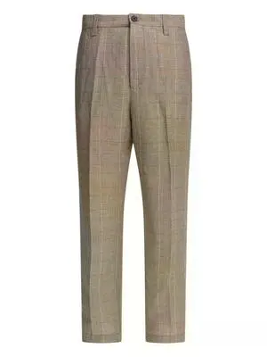 Nn07 Checked-pattern Trousers