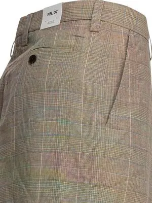 Nn07 Checked-pattern Trousers