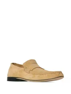 THE ROW Suede Loafers
