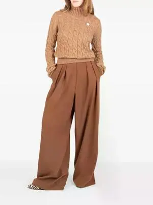 SOCIETE ANONYME Pleated-front Trousers