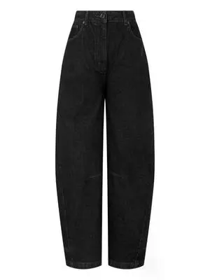 STUDIO TOMBOY Adjustable-back Tapered Jeans