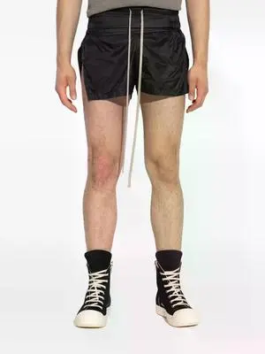 Rick Owens Drawstring Elastic-waist Shorts
