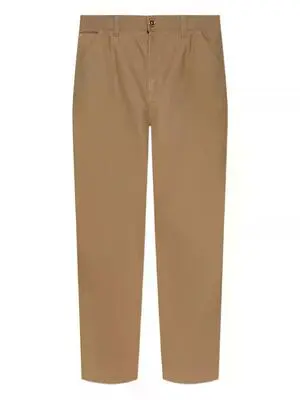 Versace Buckle-detail Cotton Trousers