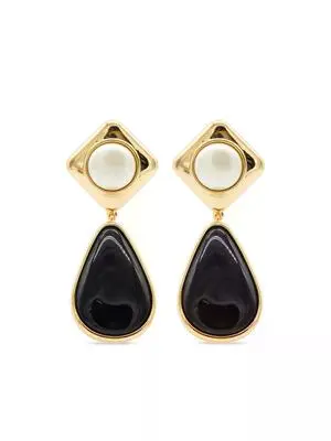SELF-PORTRAIT Teardrop Earrings - Gold