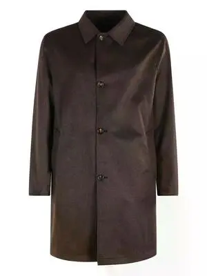 Kired Straight Hem Coats For Men