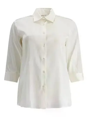 F.IT Three-quarter Sleeves Button-down Shirt