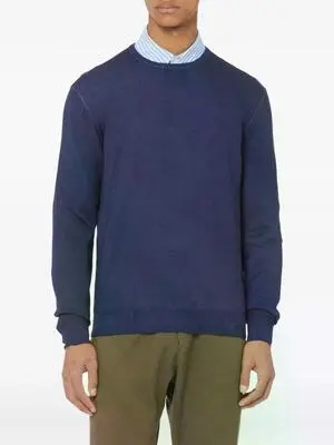 GRAN SASSO Crew-neck Cotton Sweater