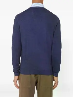 GRAN SASSO Crew-neck Cotton Sweater