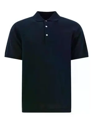BEAMS Button-down Cotton Polo Shirt