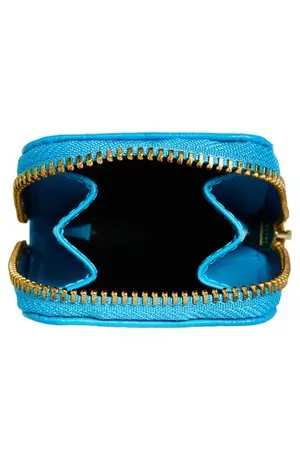 Comme Des Garçons Leather Coin Purse - Blue