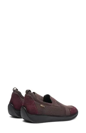 ARA Lilith 2 Waterproof Gore-tex® Slip-on Sneakers - Brunello/amarone