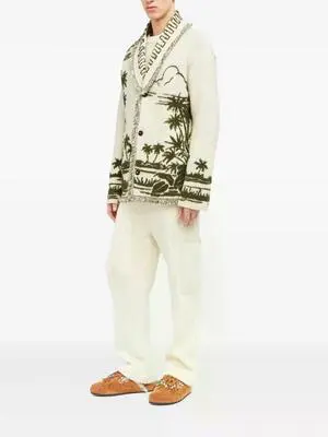 Alanui Palm-tree Pattern Cardigan