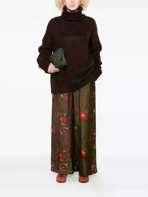 UMA WANG Turtleneck Sweater - Brown