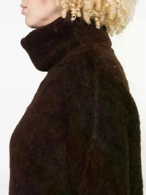 UMA WANG Turtleneck Sweater - Brown