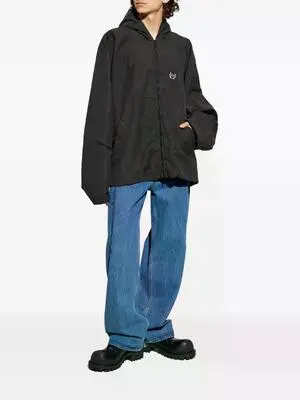 Vetements Frayed-detail Balloon Jeans - Blue