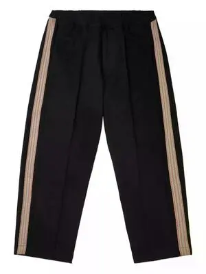 SASQUATCHFABRIX Stripe-detailed Trousers - Blacks And Greys