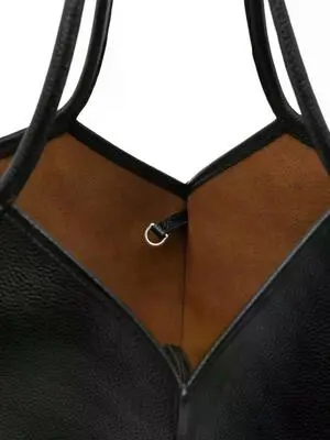 Hereu Calella V-neck Calfskin Tote Bag