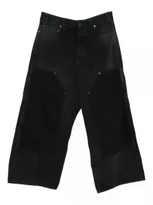 Balenciaga Paneled Cotton Trousers