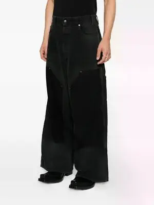 Balenciaga Paneled Cotton Trousers