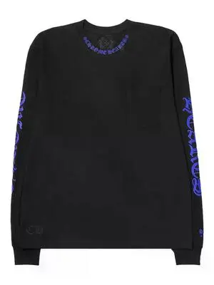 Chrome Hearts 1988 Neck-logo Long-sleeve T-shirt - Black