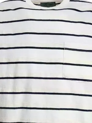 BEAMS Pocket Striped T-shirt