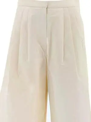 THE LOOM Pleated Cotton Trousers