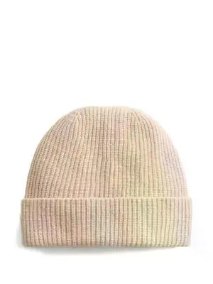 Woolrich Ribbed Knit Wool Beanie - Neutrals