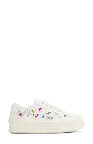 Aldo Reyes Embroidered Platform Sneakers