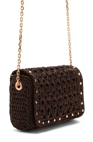 Mango Mini Crochet Crossbody Bag