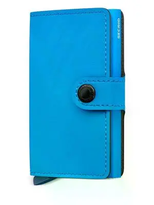 SECRID Button Mini Wallet - Blue