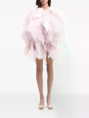 LIKA Ruffled Organza Cape